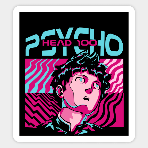 Psycho Head - Psycho Head - Sticker | TeePublic