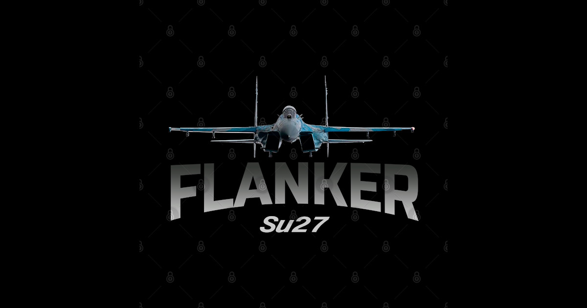 SU-27 Flanker Jet Fighters - Su 27 Flanker Aviation Art - Posters and ...