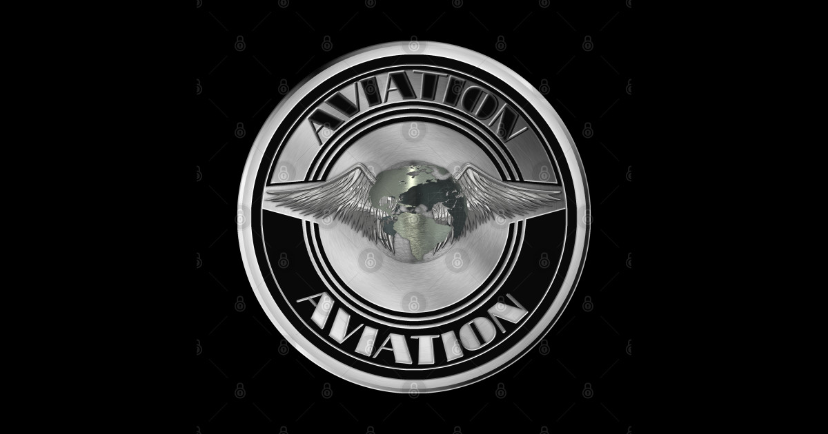 Retro Aviation Art Badge - Aviation - Sticker | TeePublic