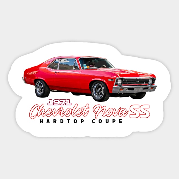 1971 Chevrolet Nova SS Coupe - 1971 Chevrolet Nova Ss Coupe - Sticker ...