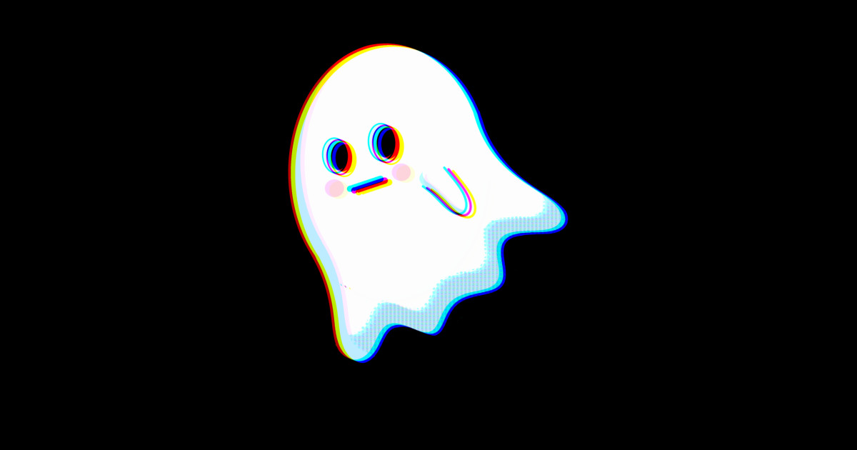 Glitch Ghost - Halloween Ghost Boo - Sticker | TeePublic