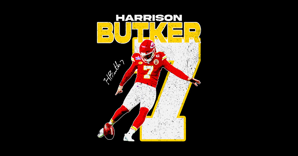 Harrison Butker 7 - Harrison Butker - Sticker | TeePublic