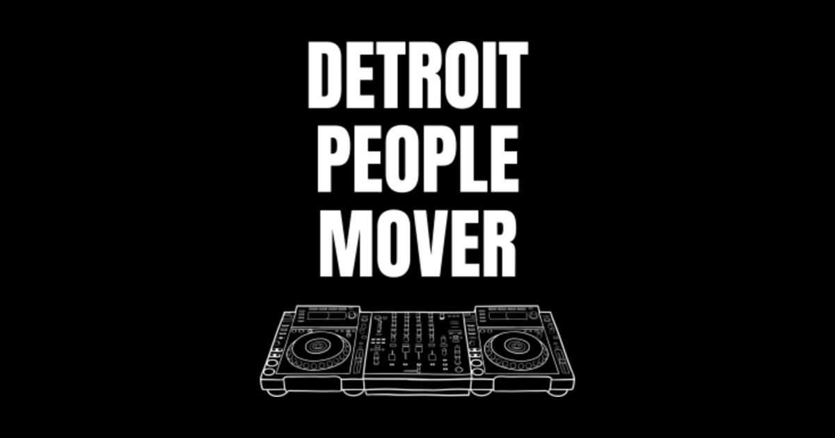 Detroit People Mover - Detroit People Mover - Sticker | TeePublic