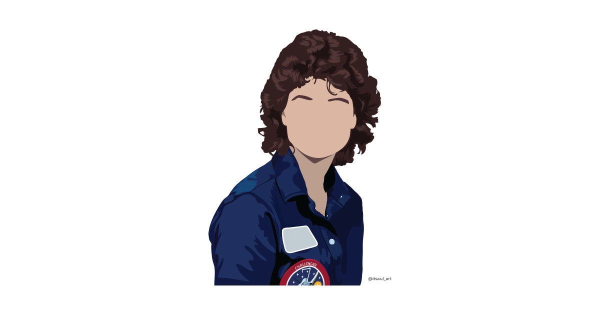 Sally Ride - Sally Ride Art - T-Shirt | TeePublic