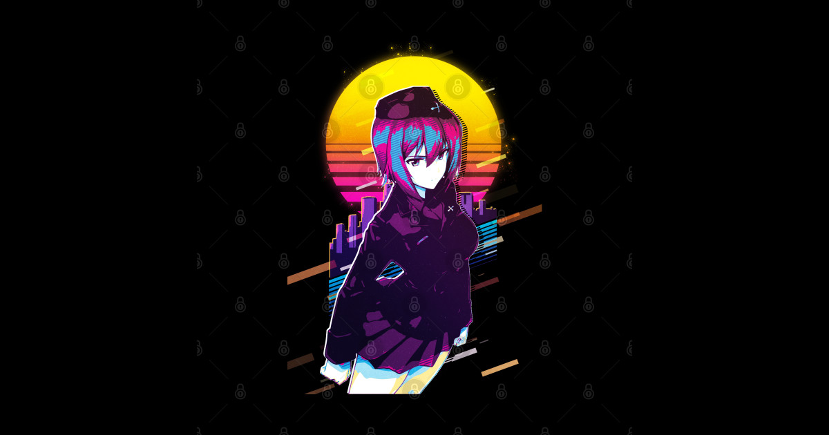 Girls und Panzer - Maho Nishizumi - Girls Und Panzer - Sticker | TeePublic