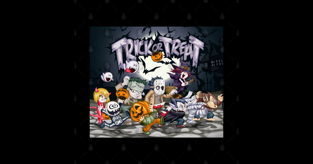 Halloween Trick or Treat Horror Character Jason Voorhees Cartoon ...