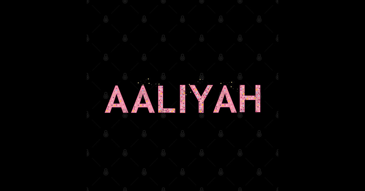 Aaliyah female name - Aaliyah Female Name - Sticker | TeePublic