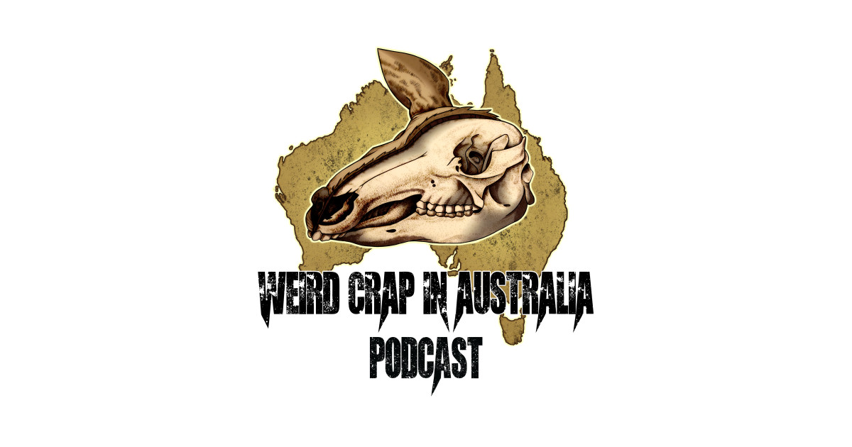 Weird Crap in Australia - Classic Logo - Kangaroo Skull - T-Shirt ...
