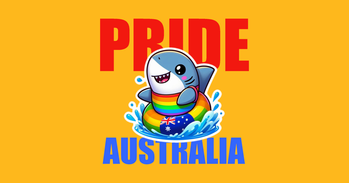 PRIDE AUSTRALIA - Pride Month - T-Shirt | TeePublic