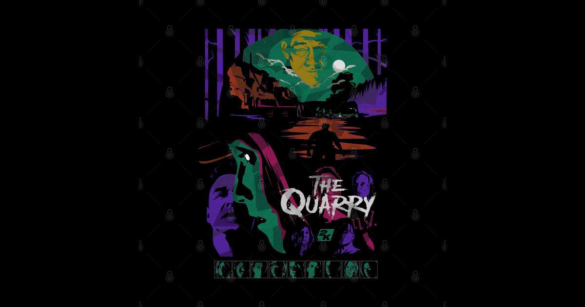 Retro quarry camp - Quarry - Sticker | TeePublic