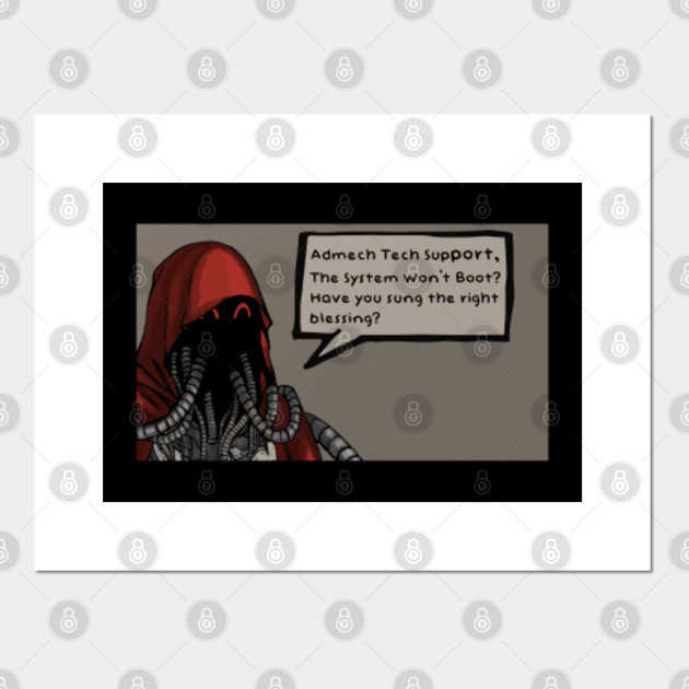 "Admech Tech Support" Adeptus Mechanicus Tech Priest Meme - Admech ...