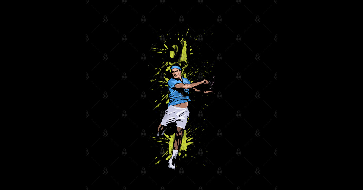 Roger Federer GOAT - Federer - Sticker | TeePublic