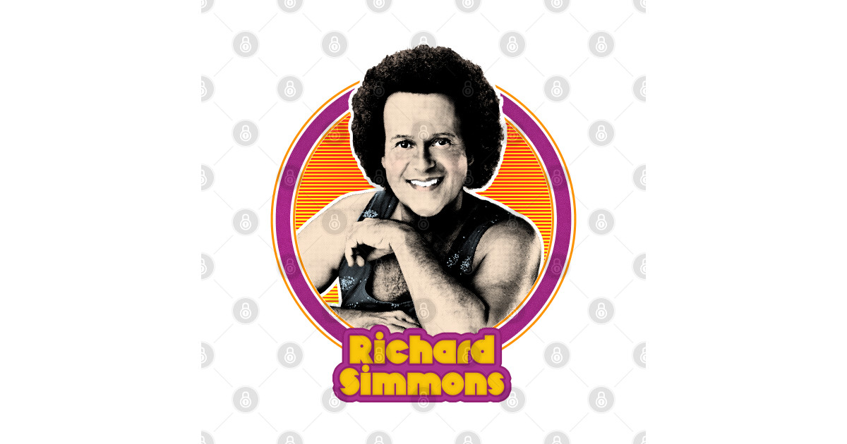 Richard Simmons // Retro Style Fan Artwork - Richard Simmons - T-Shirt ...