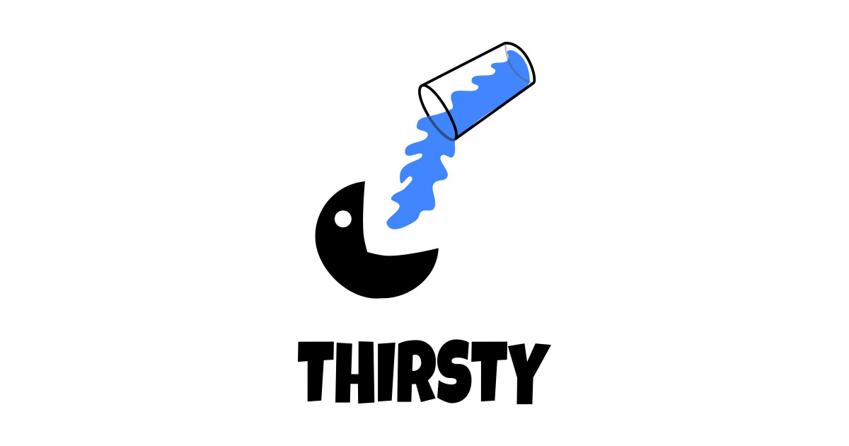 THIRSTY - Horny - Sticker | TeePublic