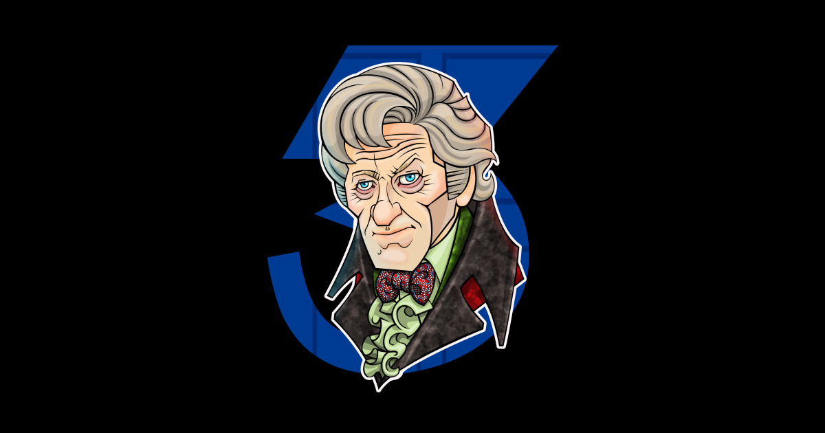 The Third Doctor - 3rd Doctor - Sticker | TeePublic
