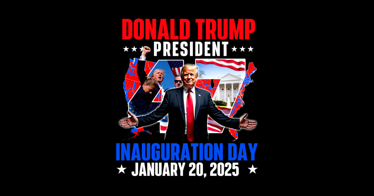 Donald Trump Inauguration Day 2025 - Patriotic USA President ...