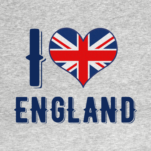 I Love England - England - Long Sleeve T-Shirt | TeePublic