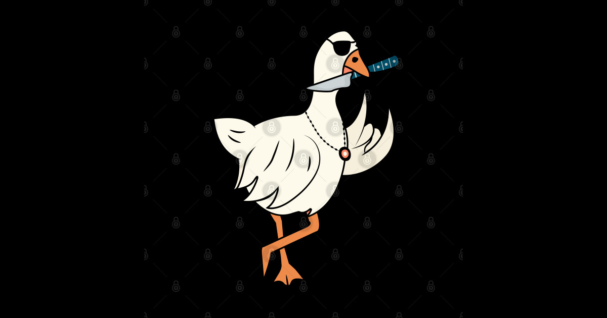 Mafia Goose - Goose - Sticker | TeePublic