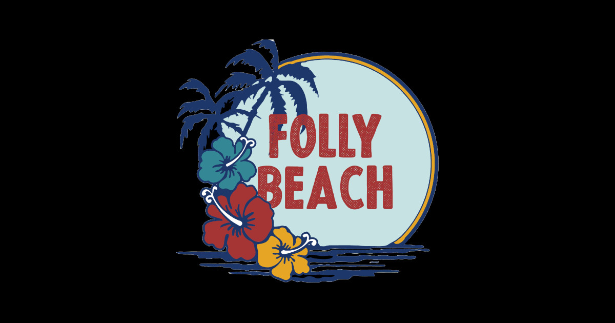Folly Beach Decal - Folly Beach - Sticker | TeePublic