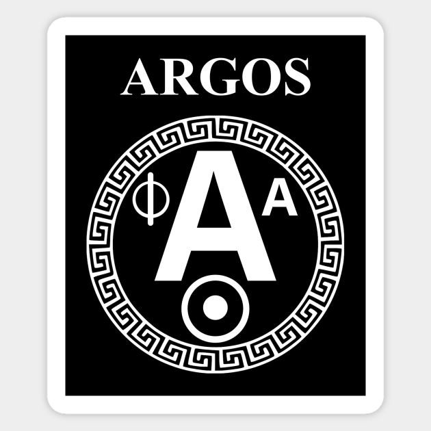 Argos Ancient Greek City Shield - Argos - Sticker | TeePublic