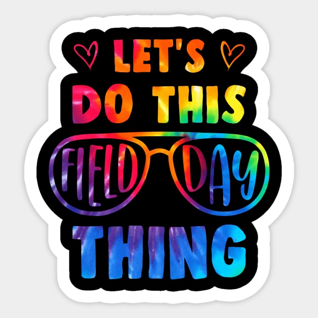 School Field Day Tie Dye Field Day teachers Kids - Field Day - Sticker ...