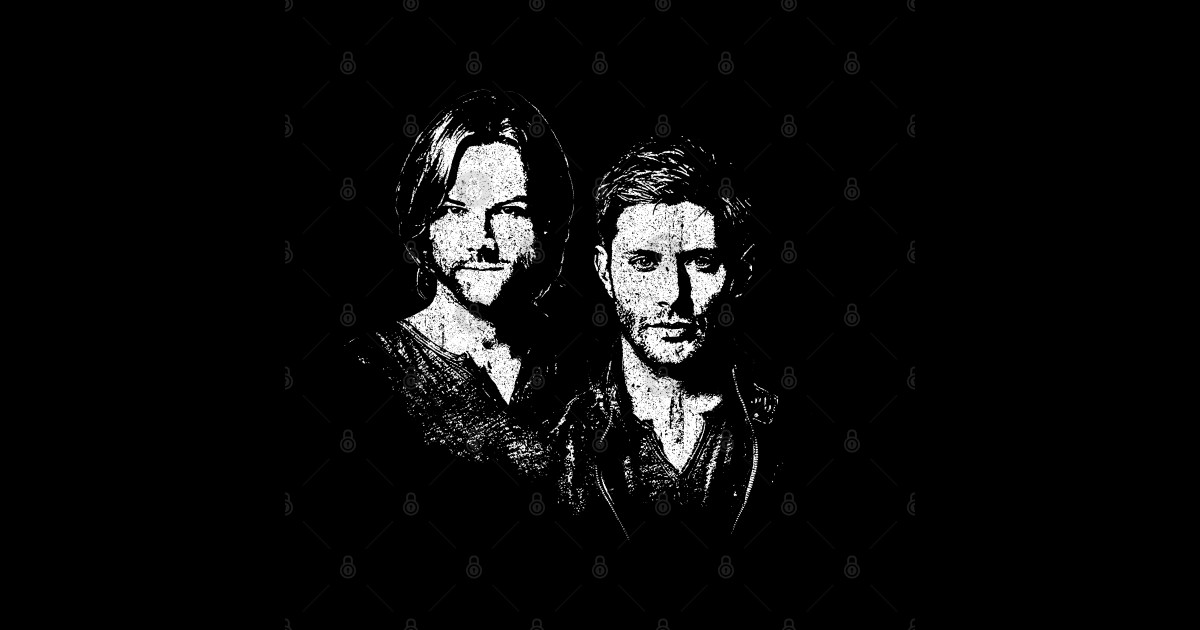 Sam and Dean - Supernatural - Sticker | TeePublic