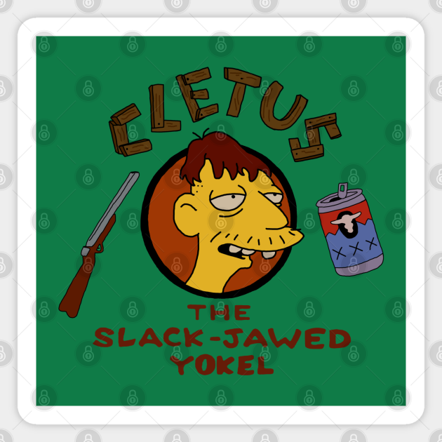 Cletus - Simpsons - Sticker | TeePublic