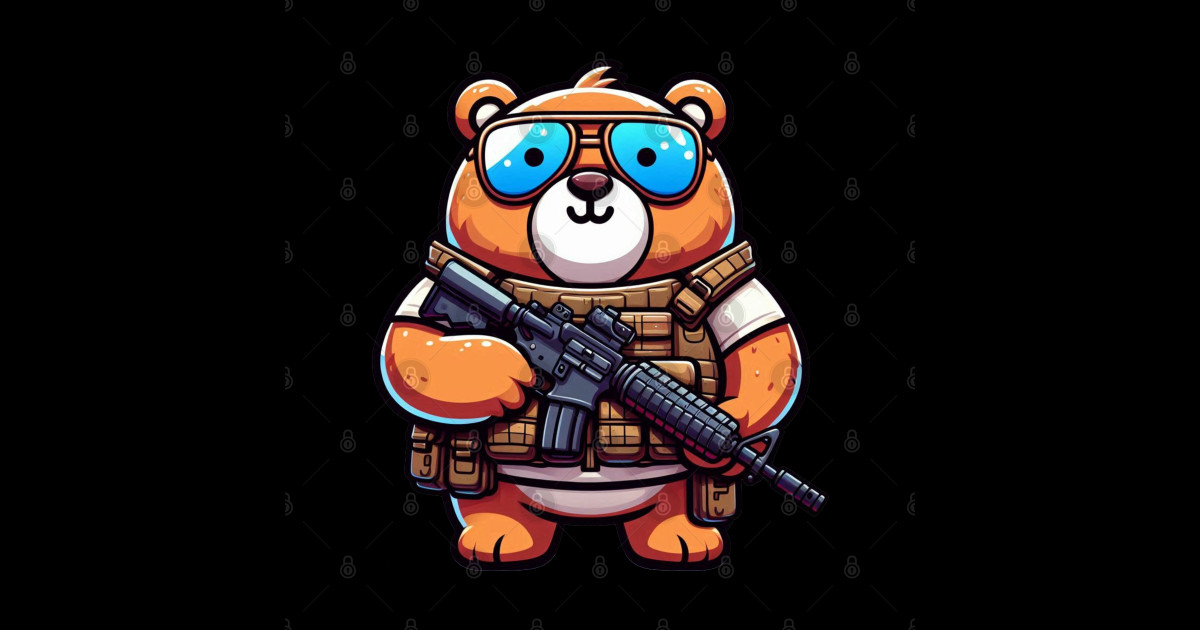Tactical Bears - Tactical - Sticker | TeePublic