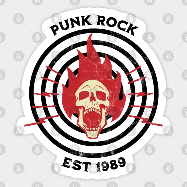 Punk Rock Design - Punkrock - Sticker | TeePublic