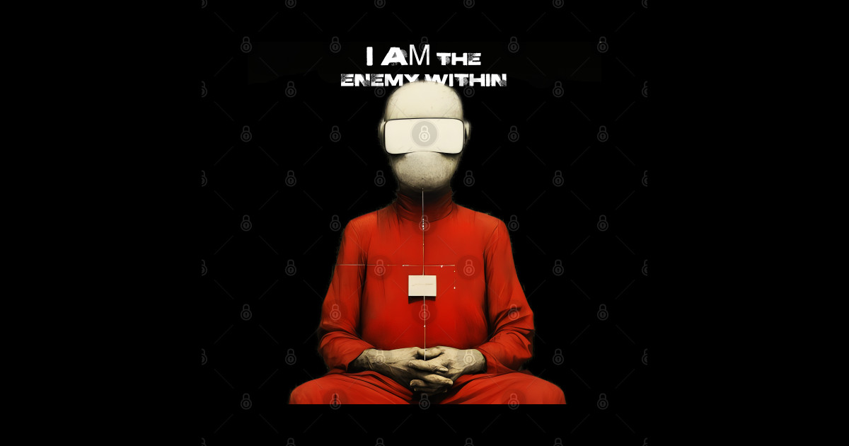 Enemy Within No. 2: I Am The Enemy Within on a Dark Background - Enemy ...