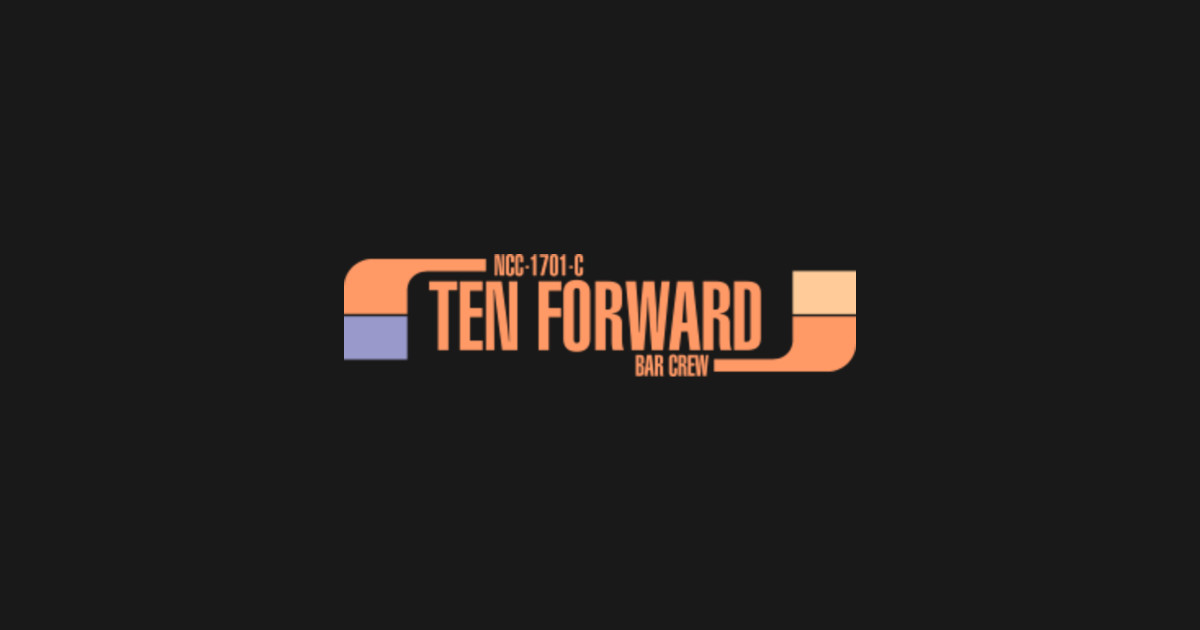 Ten Forward Bar Crew - Star Trek - T-Shirt | TeePublic