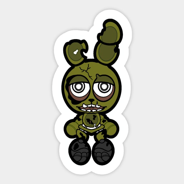 Springtrap - Fnaf - Sticker | TeePublic