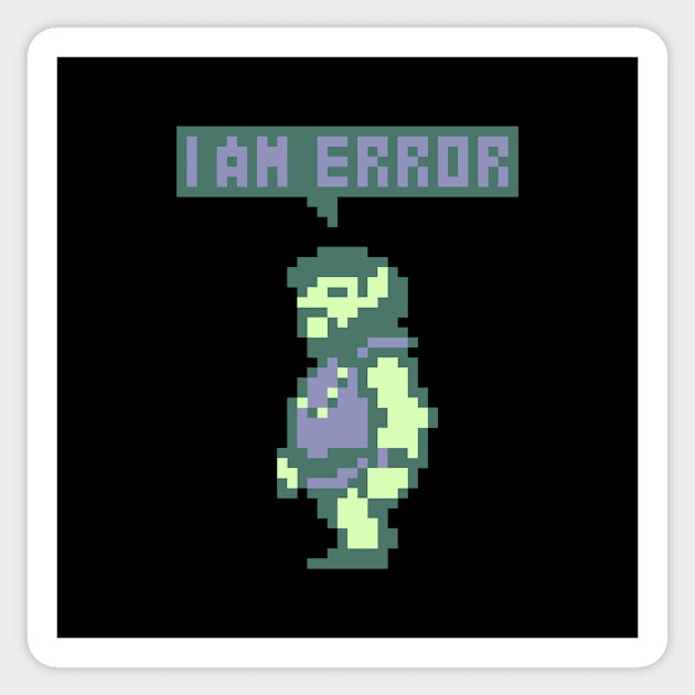 I am error - Videogames - Sticker | TeePublic