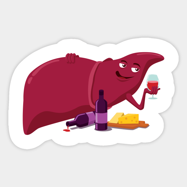 Liver - Liver - Sticker | TeePublic