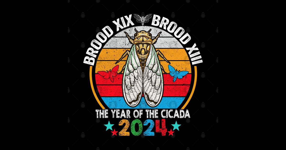 Cicada Tsunami Bugs Brood XIX Brood XIII 13 Year Of The Cicada 2024 ...