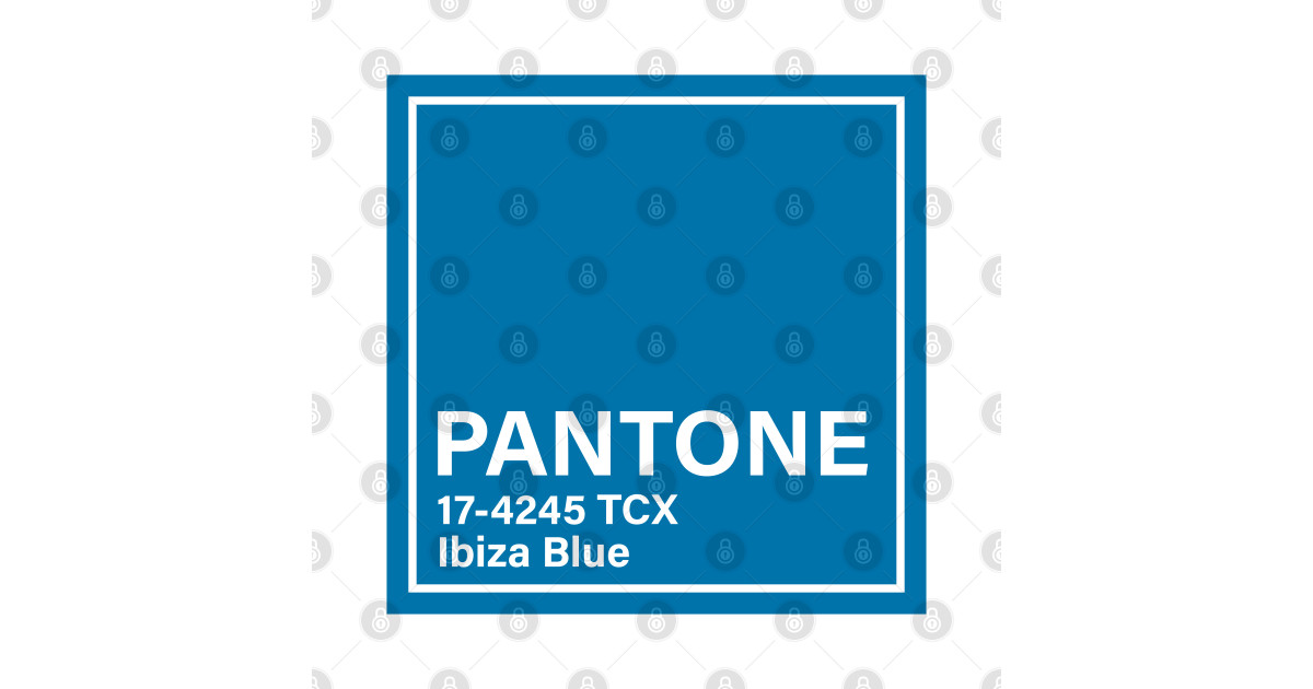 pantone 17-4245 TCX Ibiza Blue - Pantone 17 4245 Tcx Ibiza Blue - T ...
