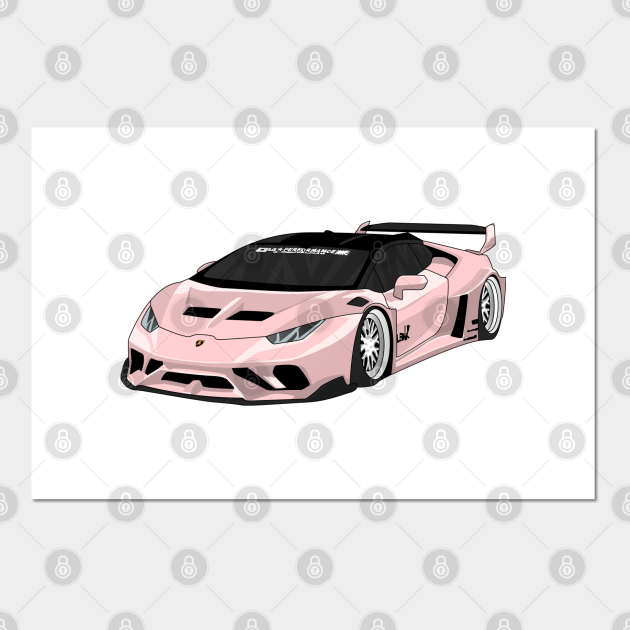 lamborghini huracan PINK - Lamborghini Huracan - Posters and Art Prints ...