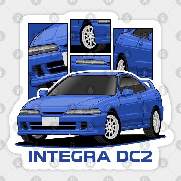 Integra DC2 JDM - Integra Dc2 Jdm - Sticker | TeePublic
