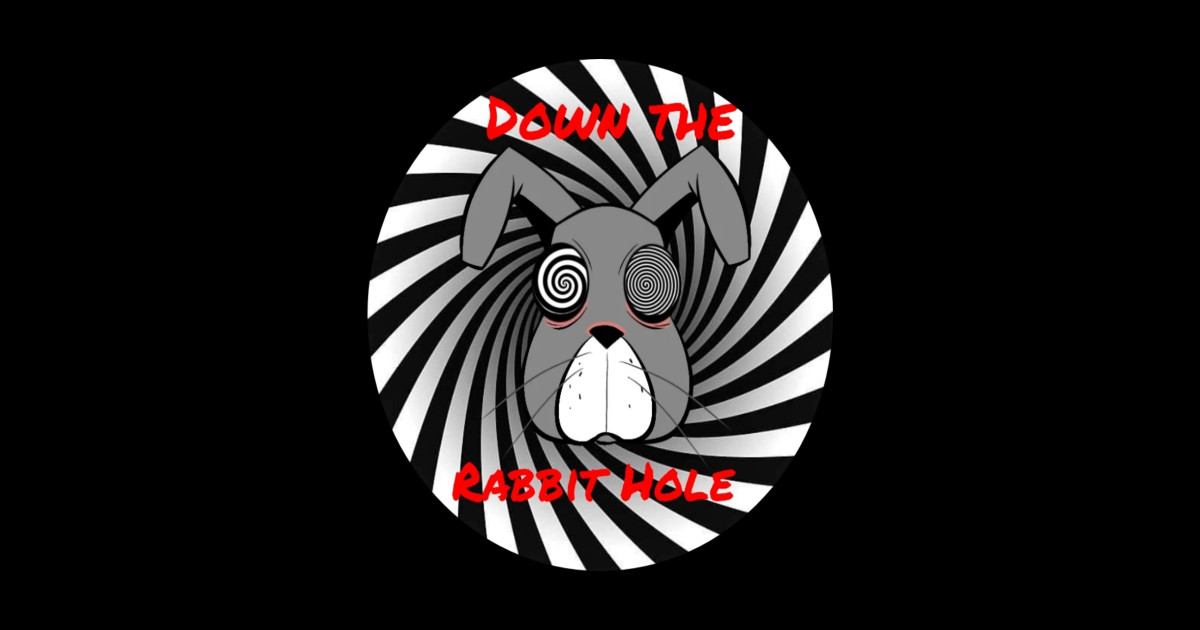 DTRH Logo design 2 - Down The Rabbit Hole - Sticker | TeePublic
