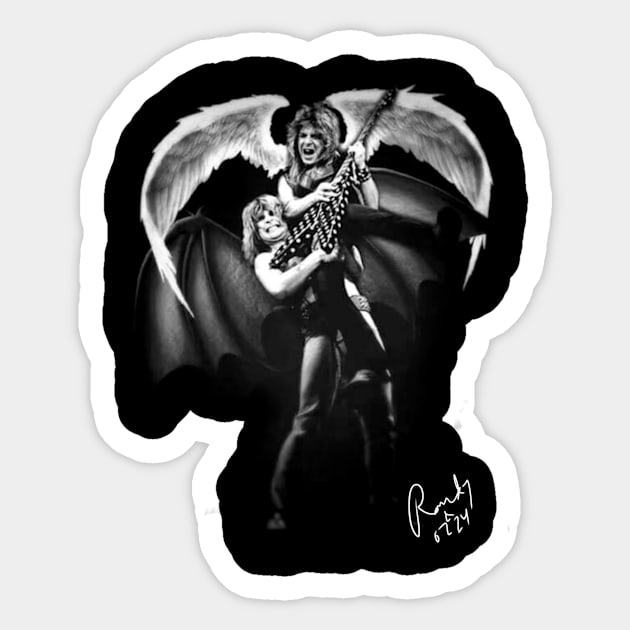randy rhoads - Rock - Sticker | TeePublic