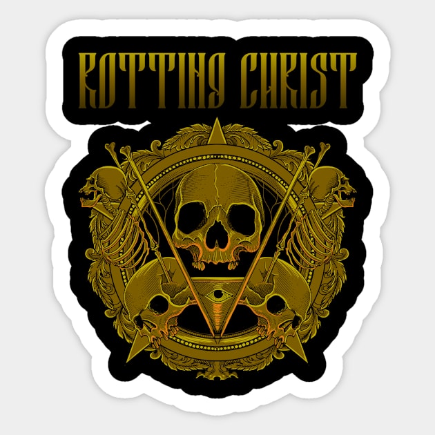 ROTTING CHRIST BAND - Rotting Christ Band - Sticker | TeePublic