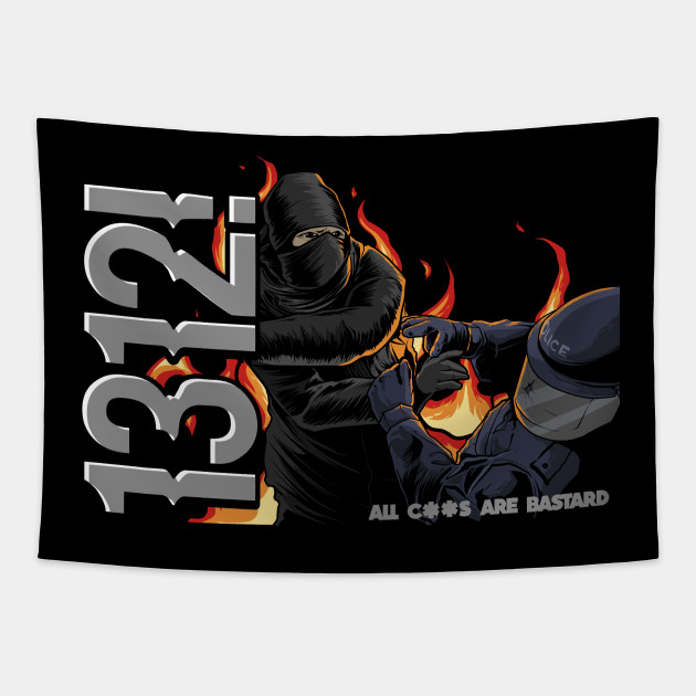 1312 - Acab All Cops Are Bastards - Tapestry | TeePublic