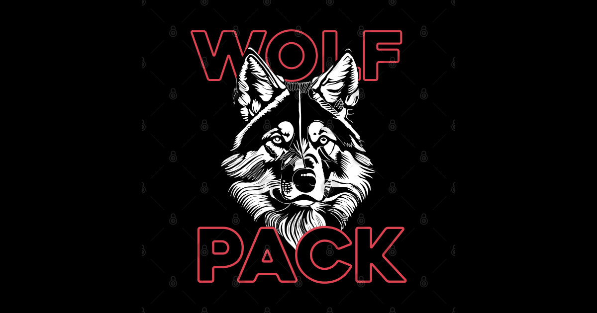 Wolf Pack - Wolf Pack - Sticker | TeePublic