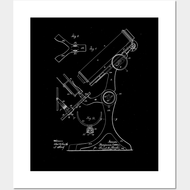 Microscope Vintage Patent Drawing - Microscope - Posters and Art Prints ...