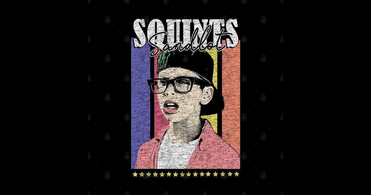 Retro The Sandlot Pop Art - Squints - Sticker | TeePublic