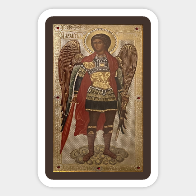 St. Michael the Archangel - St Michael - Sticker | TeePublic