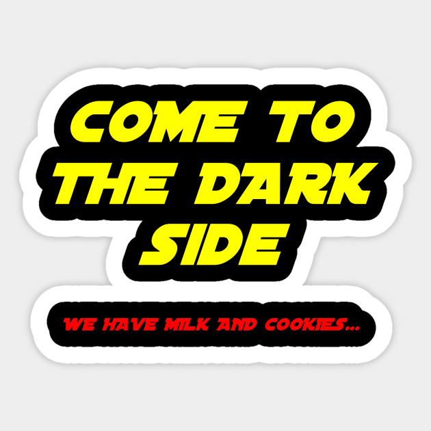 The "Dark Side" - Star Wars - Sticker | TeePublic