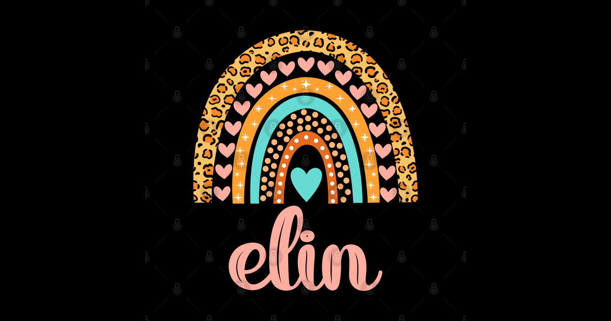 Elin Name Elin Birthday - Elin - Sticker | TeePublic