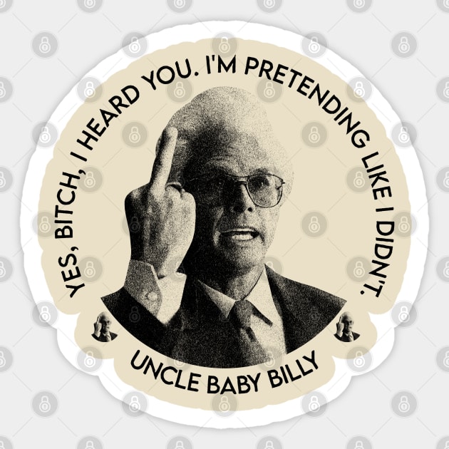 BABY BILLY MEME BLACK - Baby Billy Meme - Sticker | TeePublic