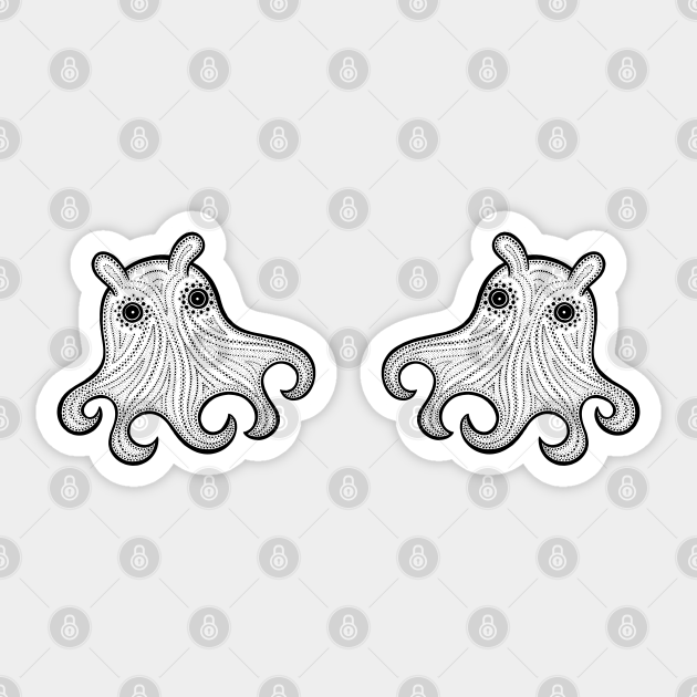 Flapjack Octopuses in Love - super cute octopi design - light colors ...